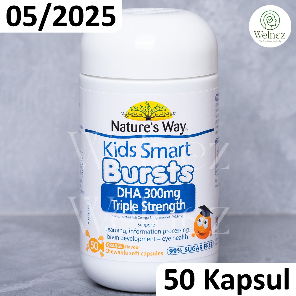 Jual Nature's Way Kids Smart DHA Triple Strength 300mg 50 Kapsul Lunak ...