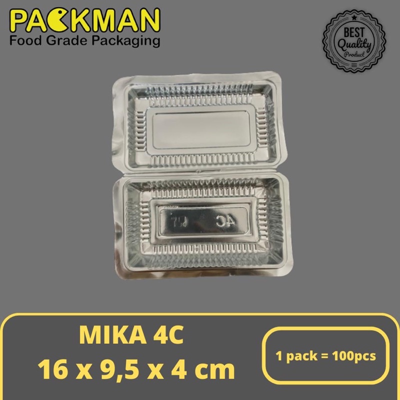 Jual MIKA PLASTIK 4C / MIKA KUE MAKANAN JAJANAN - 100 PCS | Shopee ...
