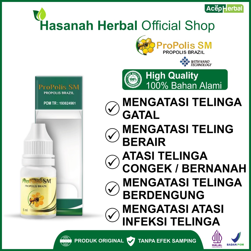 Jual Obat Tetes Telinga Gatal Berair Budeg Berdengung Congek Bernanah ...