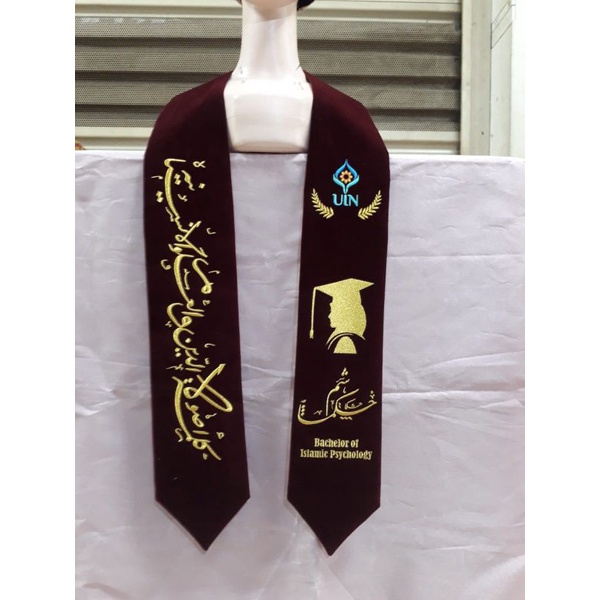 Jual selempang wisuda sash tulisan ARAB | Shopee Indonesia