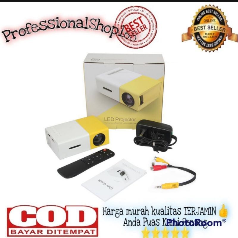 Jual PS - Proyektor mini LED YG300 / YG-300 / YG 300 LCD Portable ...