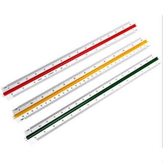 Jual MISTAR PENGGARIS SEGITIGA SKALA 30 CM SCALE RULER PLASTIK DELI ...