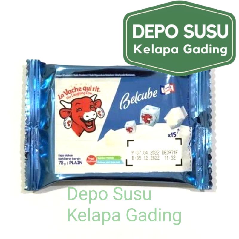 Jual Belcube 78Gr Keju MPASI Cheese Spread isi 15 Laughing Cow Bellcube ...