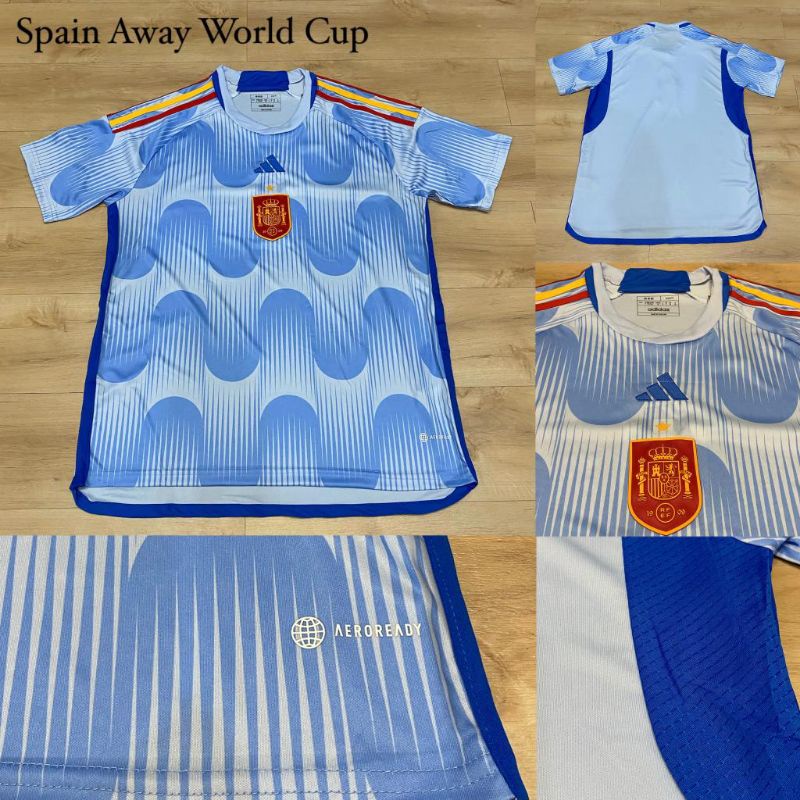 Jual JERSEY SPANYOL AWAY 2022 2023 TIMNAS WORLD CUP SPAIN GO GRADE ORI ...