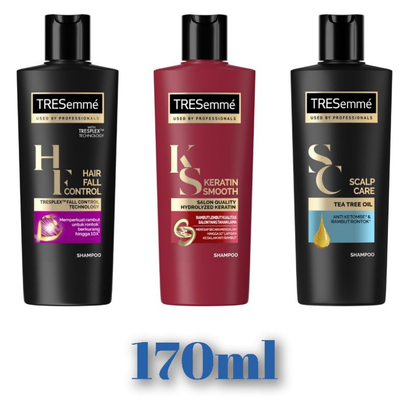 Jual Tresemme Shampo Hair Fall Control Keratin Smooth Scalp Care 170ml ...
