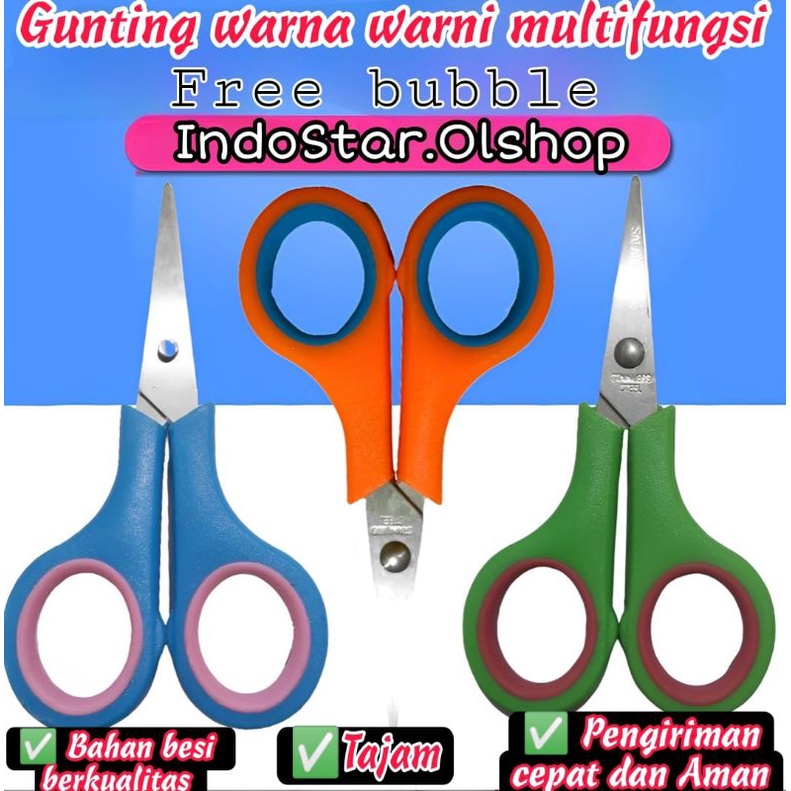 Jual Gunting kecil warna-warni,Gunting kecil | Shopee Indonesia