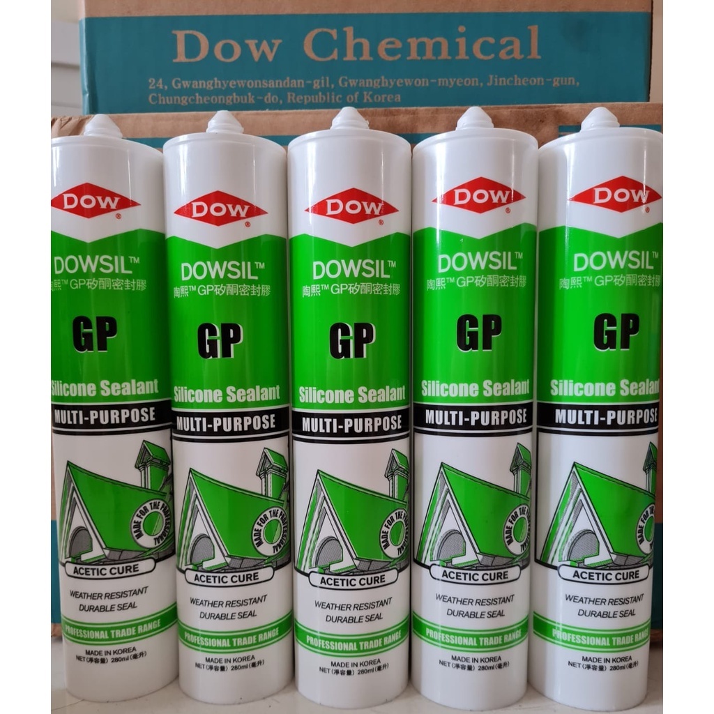 Jual Dow corning dowsil GP lem kaca lem aquarium sealant silikon gp | Shopee Indonesia