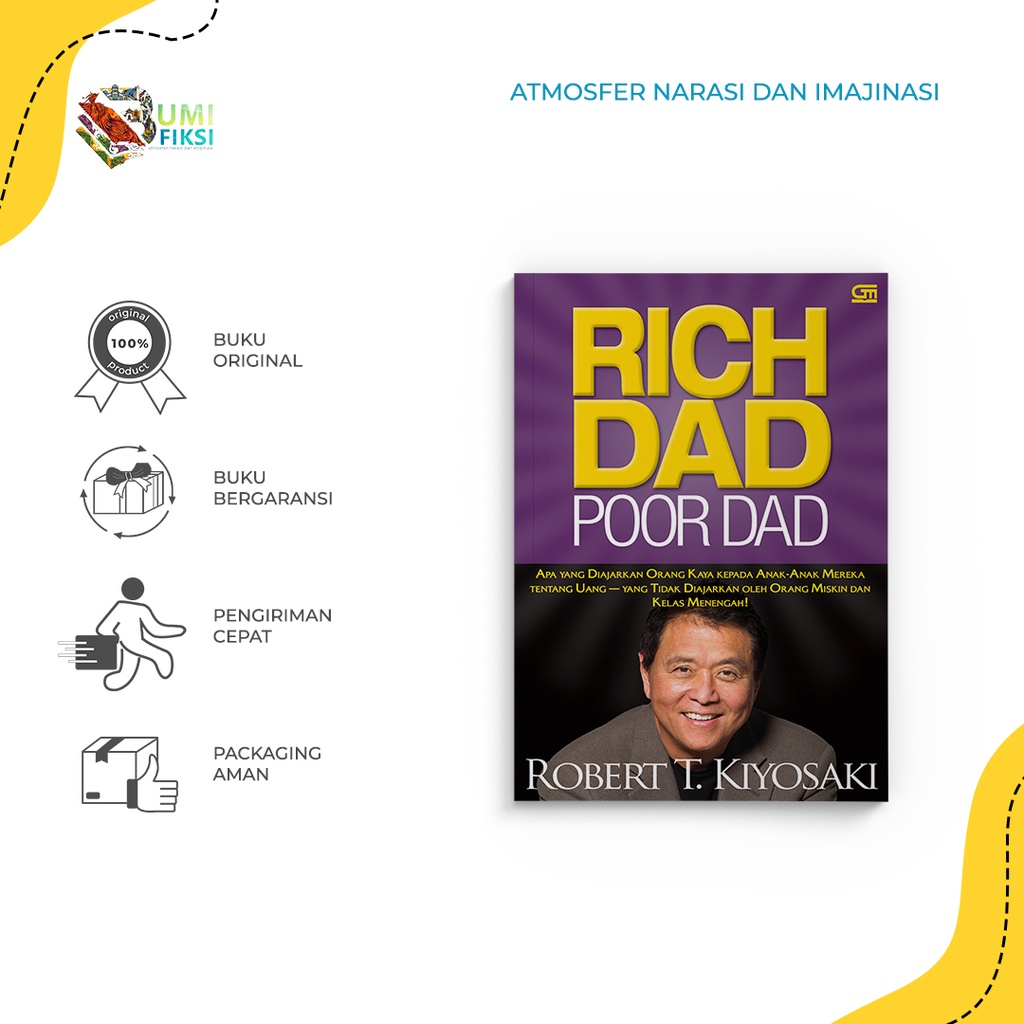 Jual Buku Rich Dad Poor Dad (Edisis Revisi) - Robert T. Kiyosaki ...