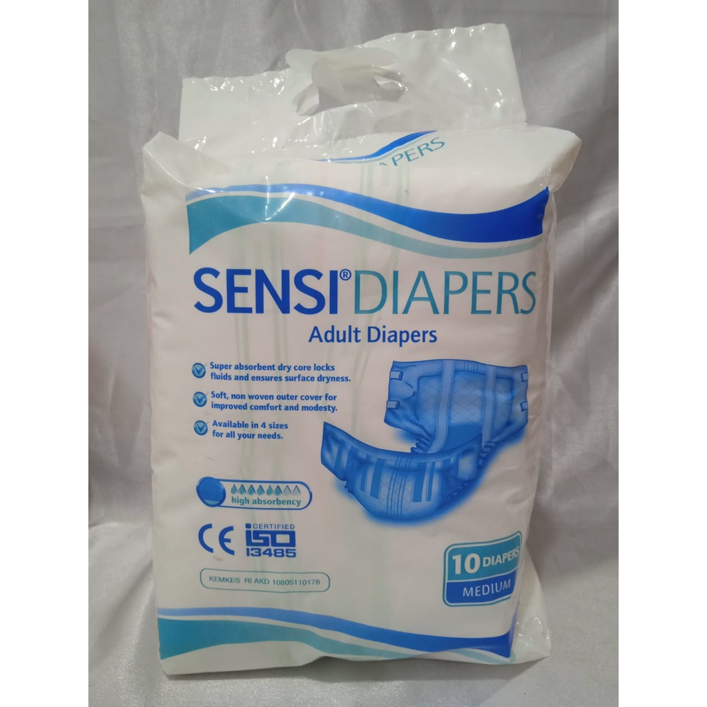 Jual Sensi Diapers Adult Diapers M10 (Popok Dewasa) | Shopee Indonesia Jual Sensi Diapers Adult Diapers M10 (Popok Dewasa) | Shopee Indonesia