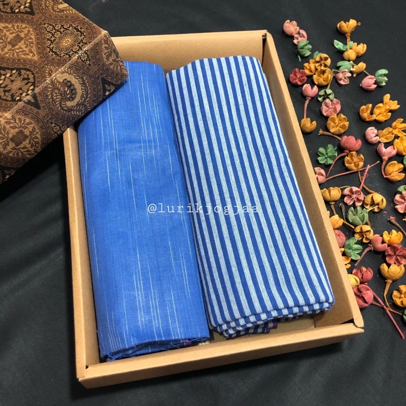 Jual Lurik atbm lurik batik lurik biru langit | Shopee Indonesia