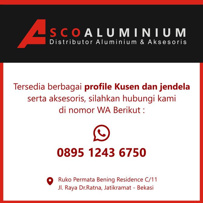 Jual Aluminium / Alumunim Rel Atas Single 9105 Sliding Door Alexindo ...