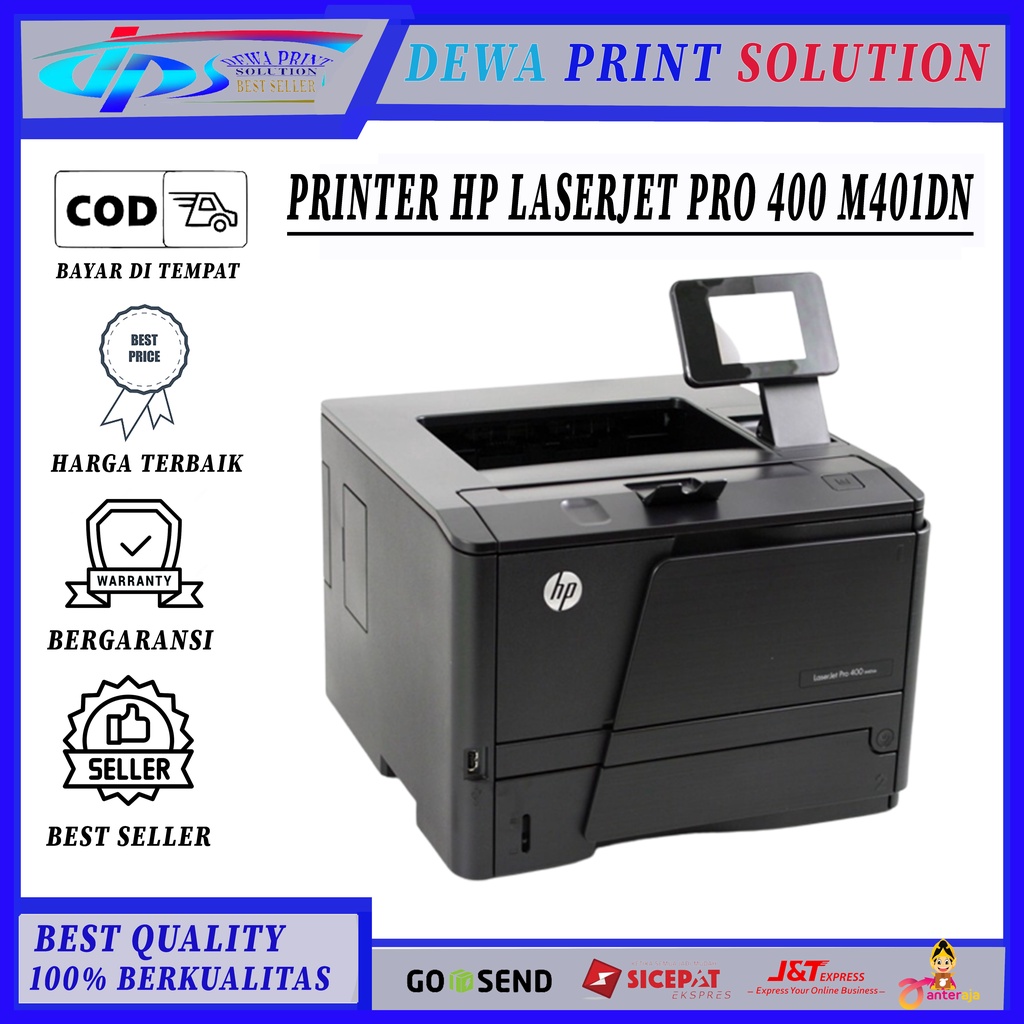 Jual Printer Hp LaserJet Pro 400 M401dn | Laser Mono A4 - Duplex ...