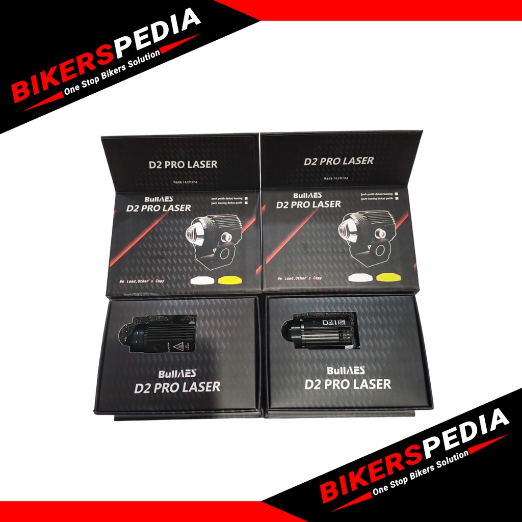 Jual LAMPU TEMBAK / MINI PROJIE BULLAES D2 LASER PRO (2 WARNA) 15W ...