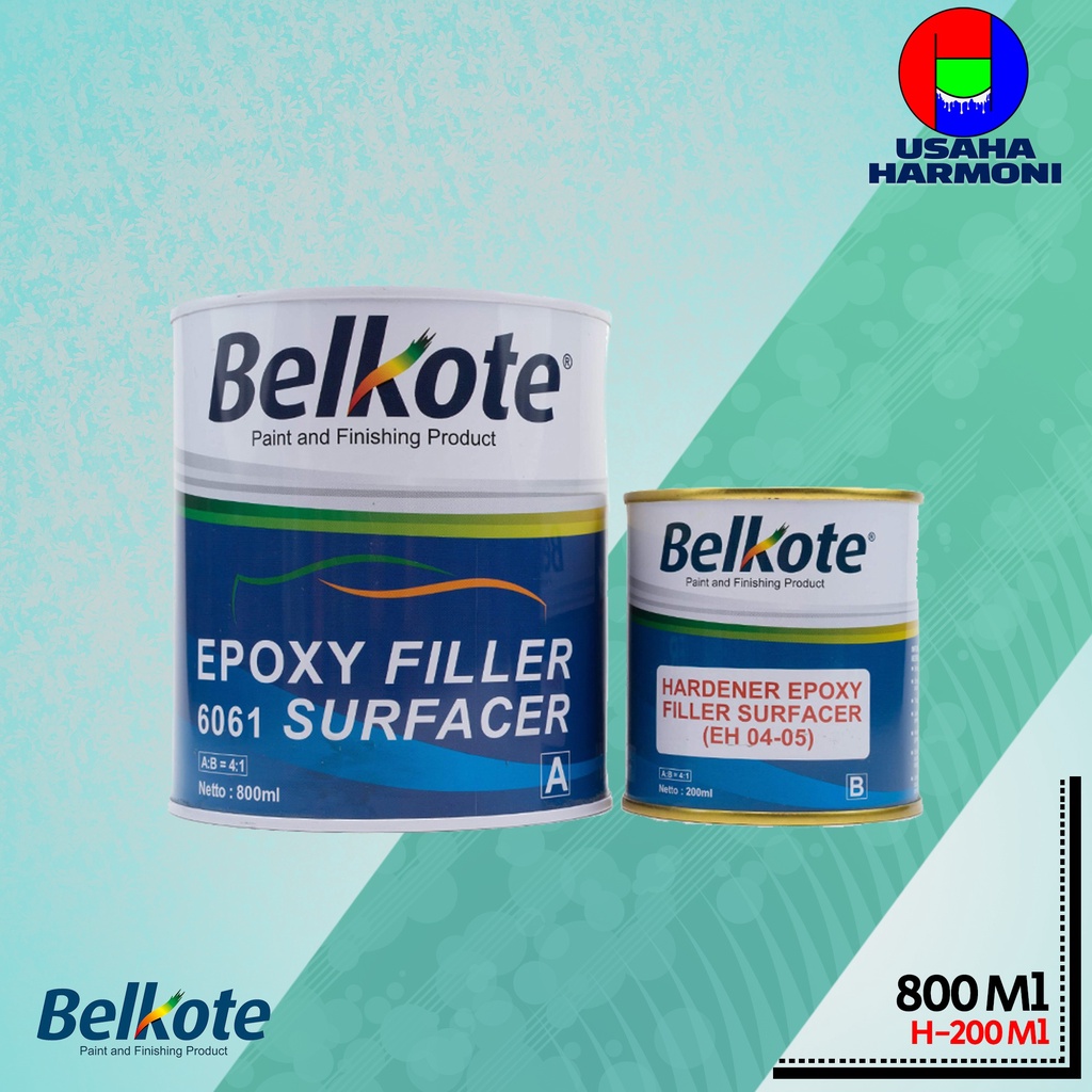 Jual Epoxy Filler Surfacer Belkote | Ukuran : 1 L | Shopee Indonesia