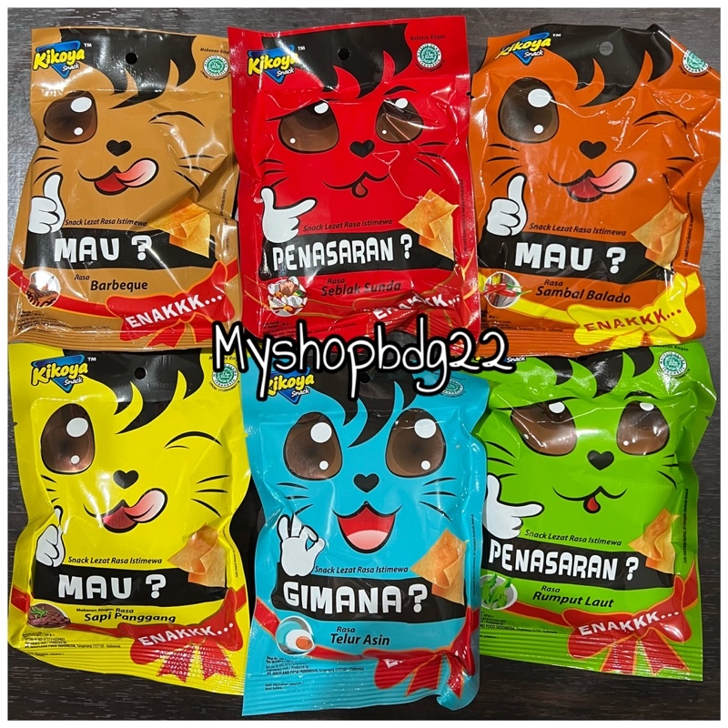 Jual Kikoya Snack 1 Pak Isi 10 Bungkus / Snack Kentang / Chiki Kentang ...