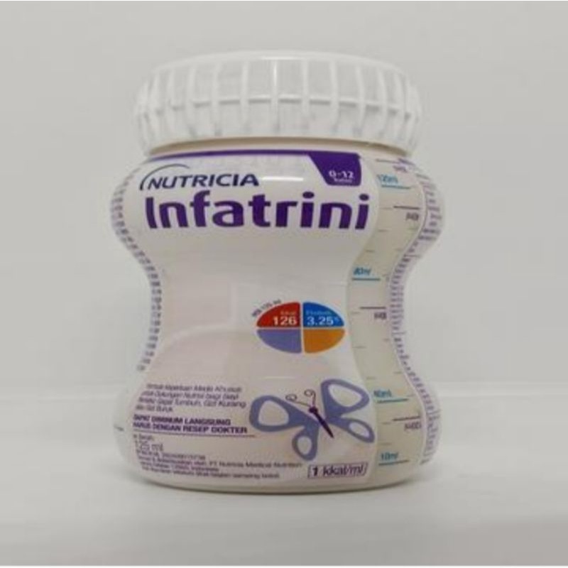 Jual INFATRINI CAIR 125 ML/125ML SUSU PENAMBAH BERAT BADAN USIA 0-12 ...