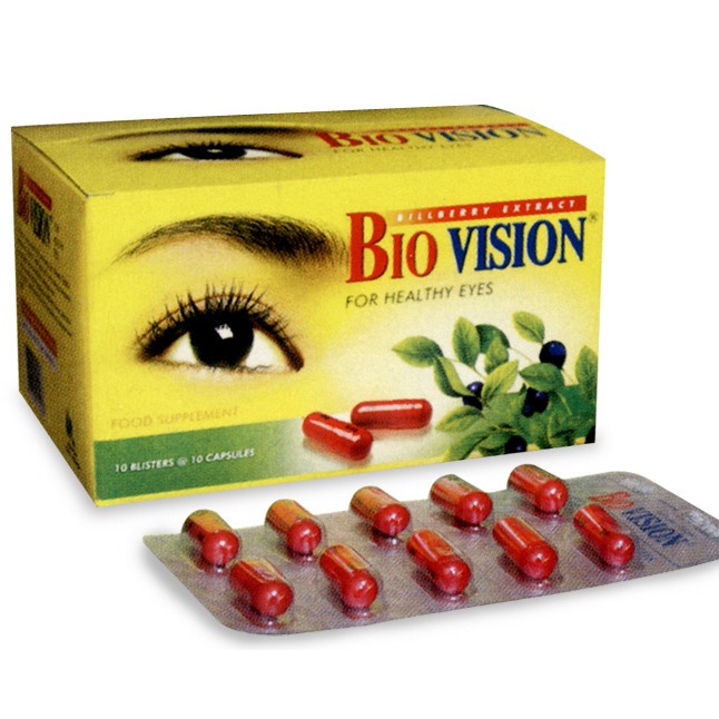 Jual Biovision Kapsul untuk Kesehatan Mata (1 Strip 10 Tablet) | Shopee ...