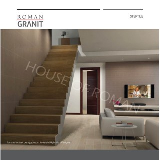 Jual ROMANGRANIT Step Tile dHybrida Wengue 120x30 BGTB2202 (ROMAN ...