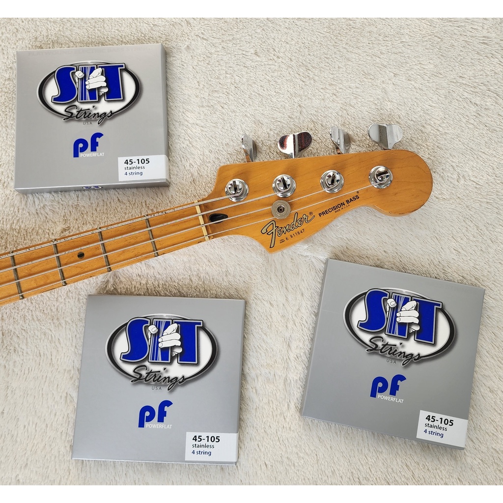 Jual Senar Bass SIT STRING Flatwound/stainless Plated Original Made in ...