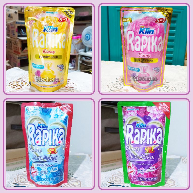 Jual Rapika biang 5 IN 1 siap pakai sachet refill 250ml soklin | Shopee ...