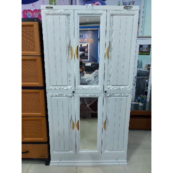 Jual (JAWA TIMUR) Lemari Plastik 3 Pintu Jumbo Napolly Cabro Modern ...