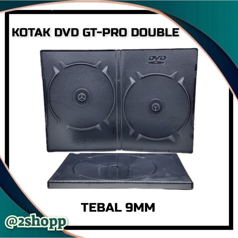 Jual Box / Tempat / Kotak / Case / Casing CD DVD GT-Pro Double Hitam ...
