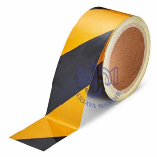 Jual Sticker Stiker Reflektif Rambu Safety Police Line Kuning Hitam 5 ...