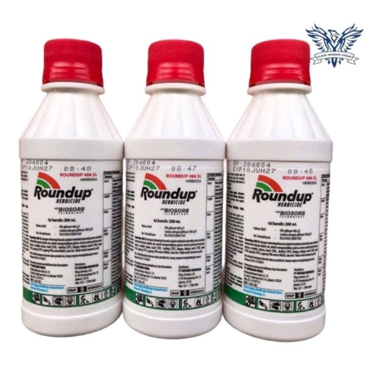 Jual Herbisida Roundup Round Up 200ml 100% Original Pembasmi Rumput ...