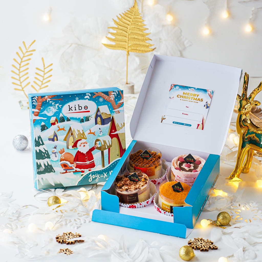 Jual Santa Christmas Hampers (4 Pc Kibo Mini) | Shopee Indonesia