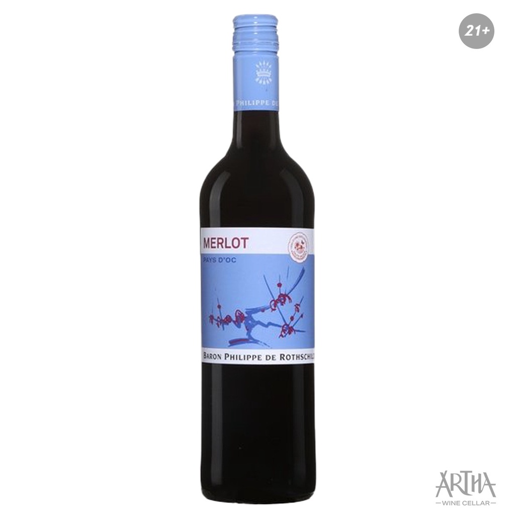 Jual Baron Philippe de Rothschild Merlot / Red Wine Import France / 750 ...