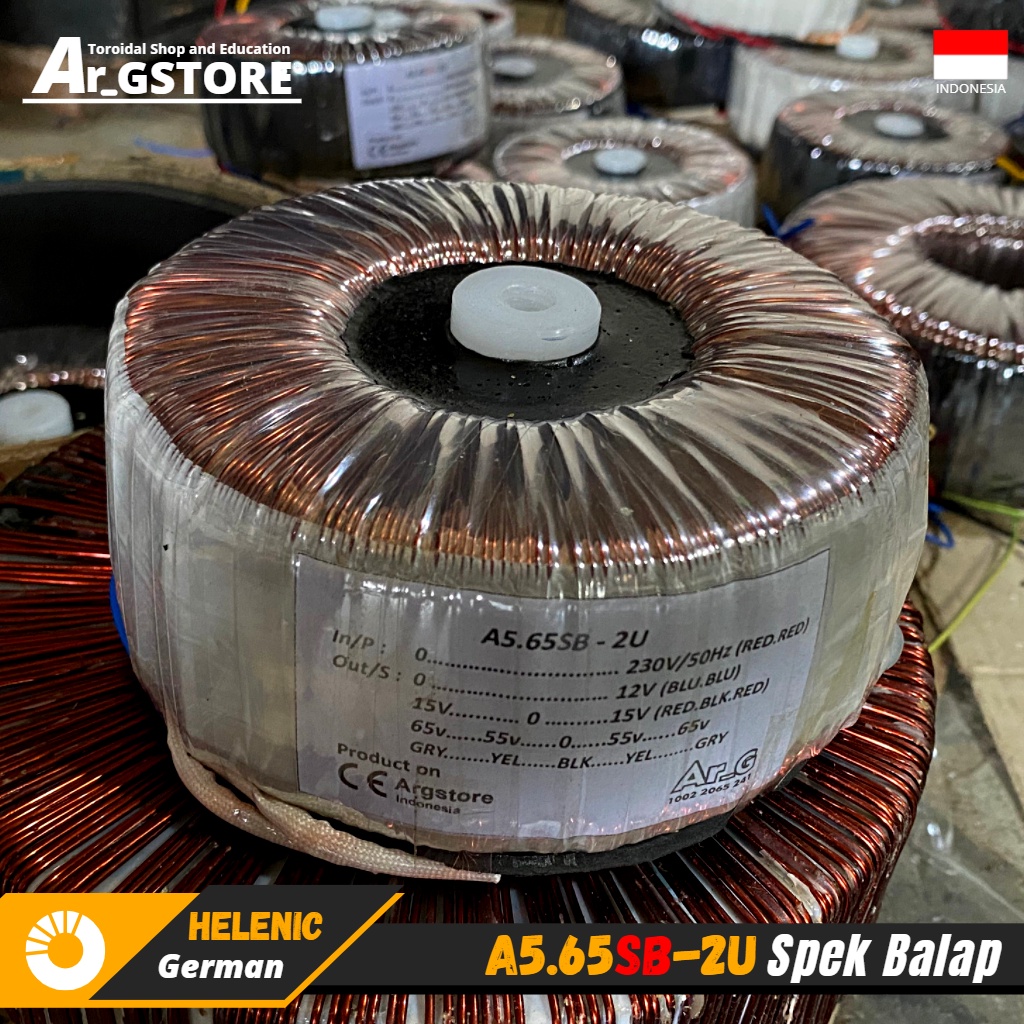 Jual Trafo toroid 5A 65V CT (murni) Spesifikasi Balap | Shopee Indonesia