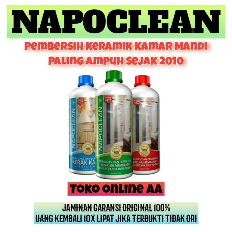 Jual Napoclean Pembersih Kerak Keramik Kamar Mandi | Shopee Indonesia