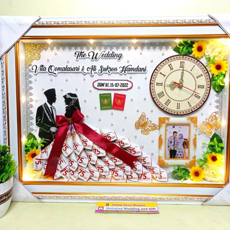 Jual Mahar Pernikahan Gaun / Mahar Jam / Mahar Foto / Mahar Kekinian ...