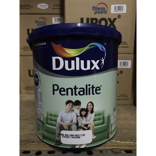 Jual Dulux Pentalite AntiBac Brilliant White 2290 2.5L Ready Mix Pabrik ...