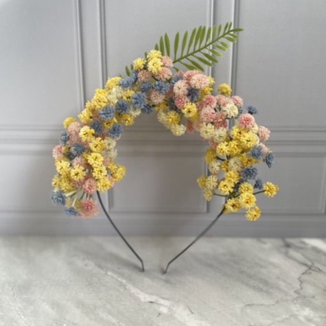 Jual vintage flower crown mahkota bunga halloween midsommar photoshoot ...