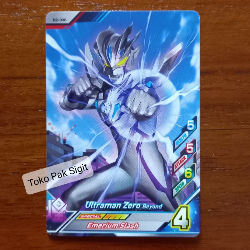 Jual Ultraman Zero Beyond B2-038 Kartu Ultraman Fusion Fight R/B Versi 2 | Shopee Indonesia