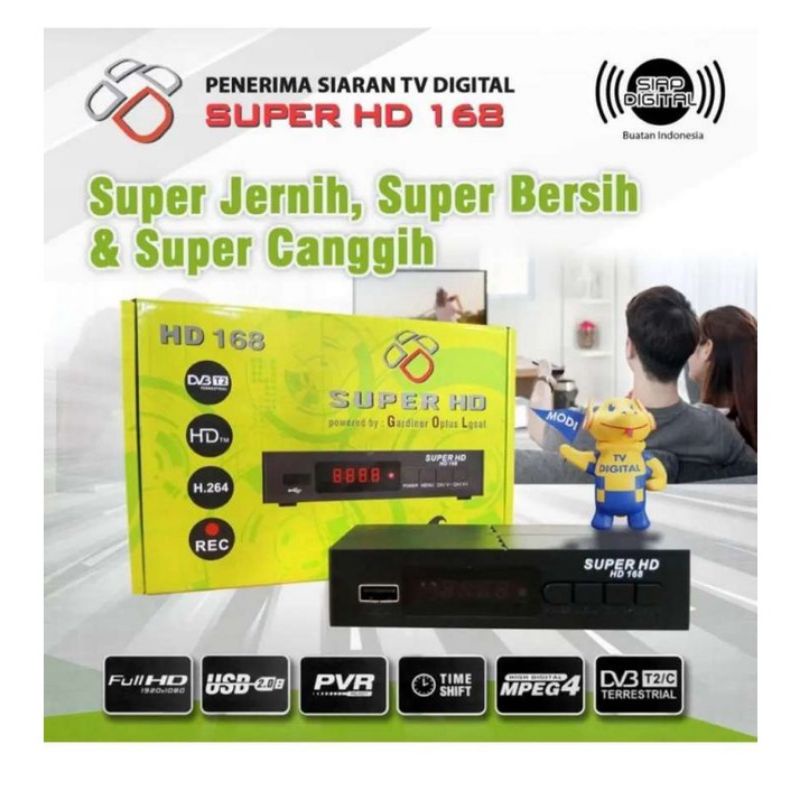 Jual [XUU] SET TOP BOX TV DIGITAL OPTUS SUPER HD 168 / STB RECEIVER TV SUPER HD168 | Shopee ...
