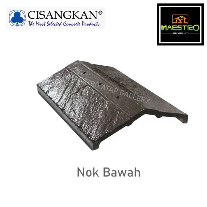 Jual Aksesoris Genteng Beton Cisangkan Nok Bawah | Shopee Indonesia