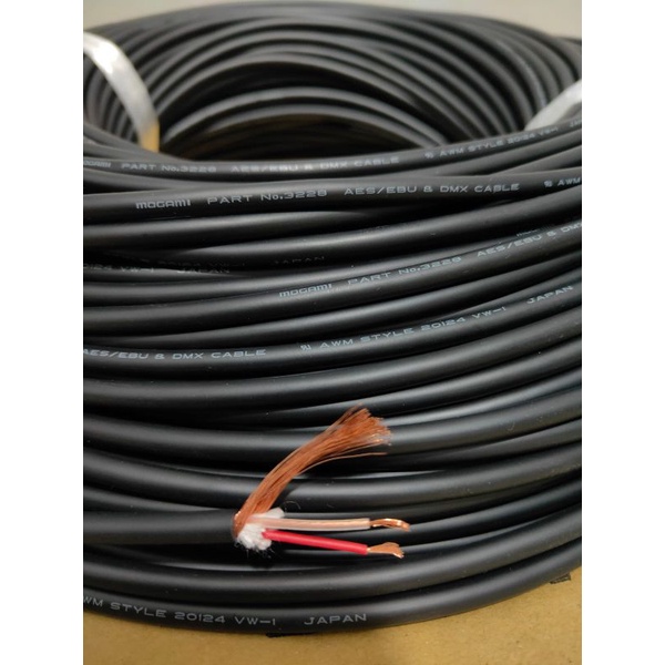 Jual Original MOGAMI 3228 kabel digital aes ebu & dmx 110 ohm original ...