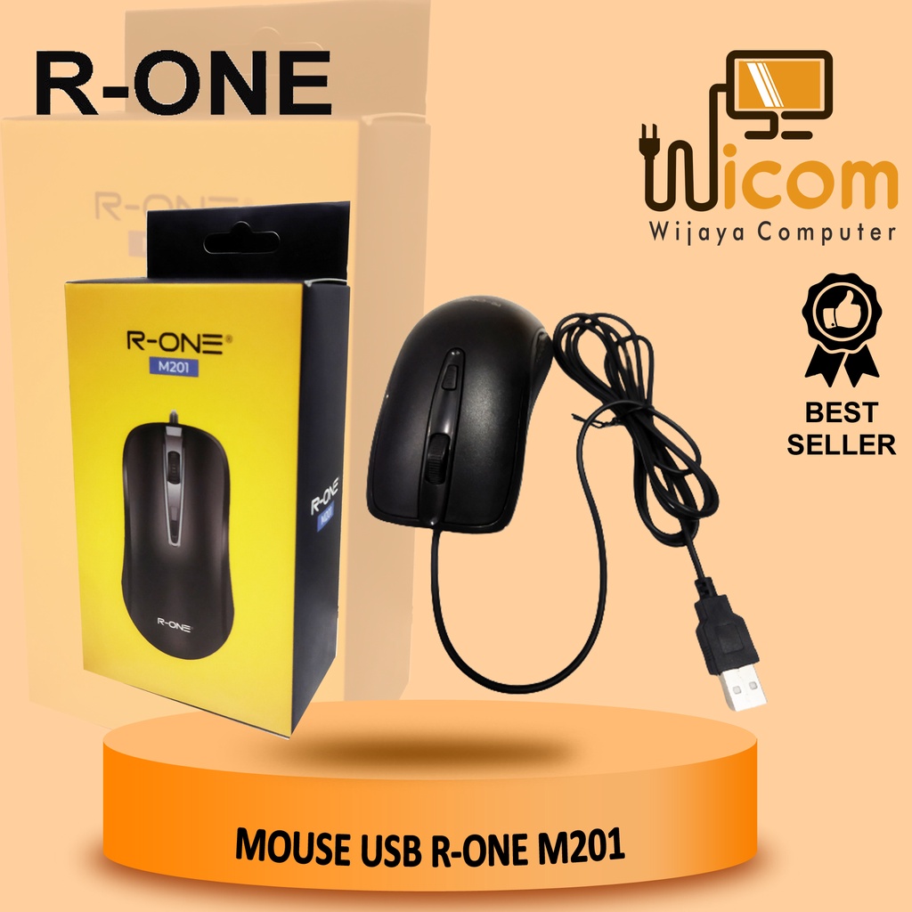 Jual MOUSE USB KOMPUTER / LAPTOP R-ONE M201 | Shopee Indonesia