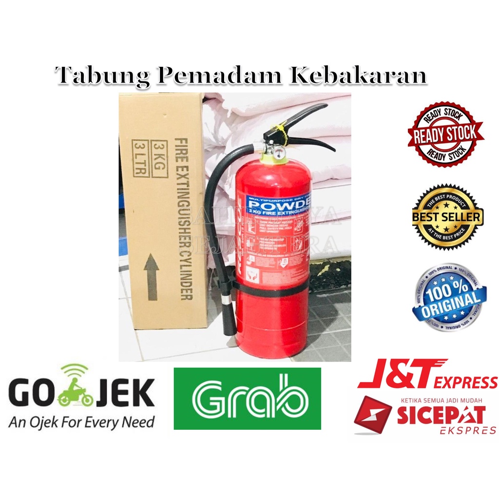 Jual Harga 1 Set Apar 3 kg Powder Tabung Pemadam kebakaran 3 Kg Alat ...