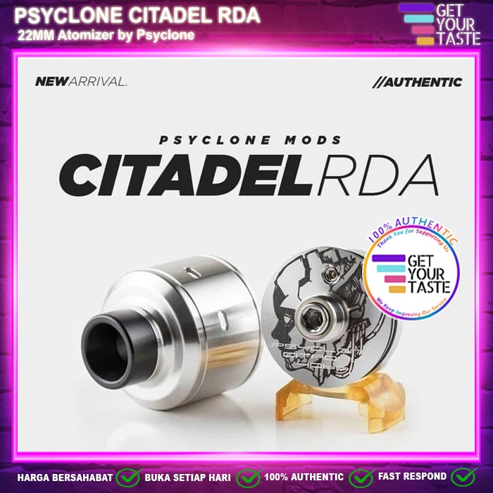 Jual Psyclone Citadel RDA 22MM Atomizer by Psyclone Mods 100% Authentic ...
