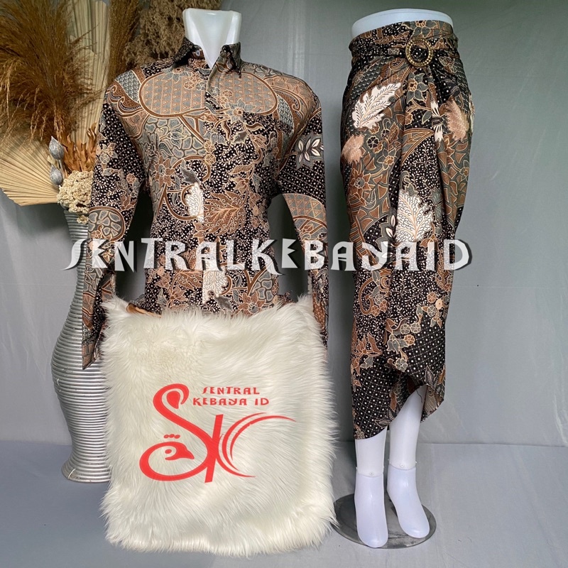 Jual BATIK COUPLE / ROK LILIT BATIK / BATIK SET / BATIK LENGAN PANJANG ...