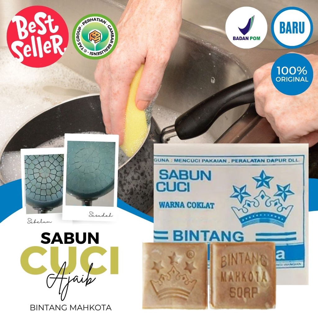 Jual Sabun Bintang Mahkota Sabun Ajaib Platinum Sabun Cuci Bintang ...