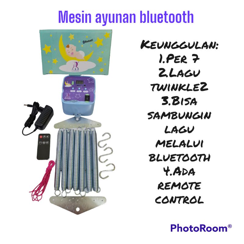 Jual mesin ayunan otomatis per 7 fb baby, remote dan bluetooth, lagu ...