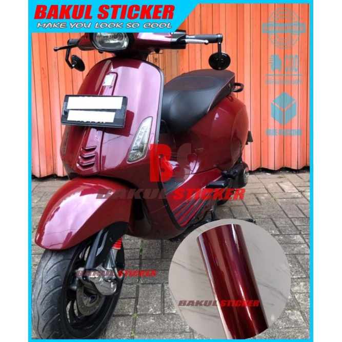 Jual Stiker Scotlite Merah Tua Mettalik Candy Scotlite Dark Red Candy ...