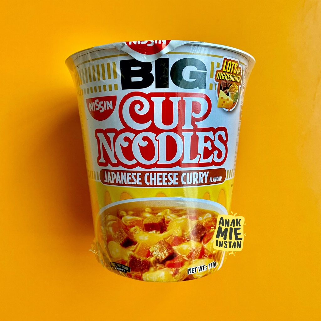Jual Nissin BIG Cup Noodles Japanese Cheese Curry | Shopee Indonesia