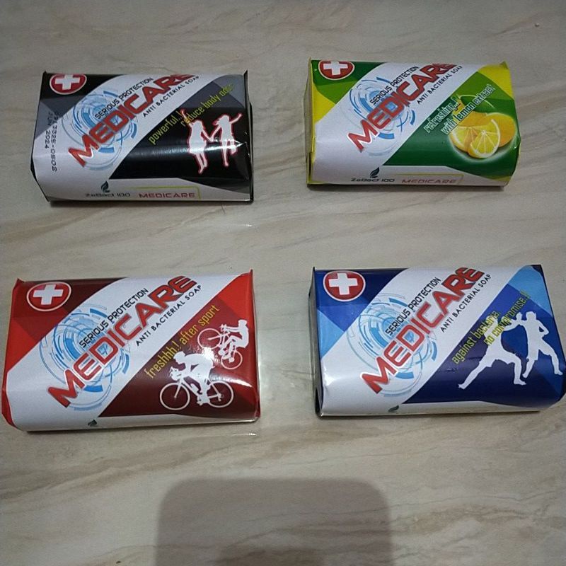 Jual medicare sabun batangan anti bacterial kemasan 90gr original 100 % ...