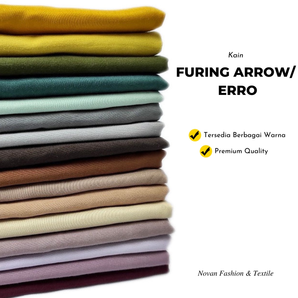 Jual Kain Hero Arrow Errow Erro Cotton Furing Furring Puring Per 0.5 ...