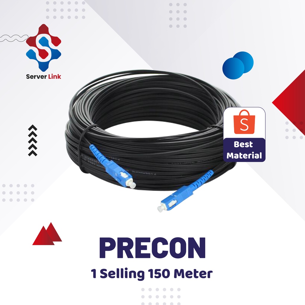 Jual Kabel Precon Fiber Optic 150 meter 1 seling | Shopee Indonesia